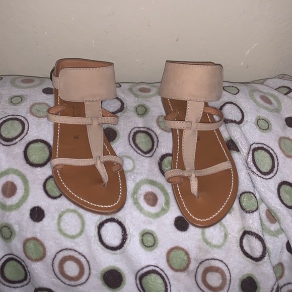 K.Jacques | Shoes | K Jacque Caravelle Leather Sandals K Jacques Made ...
